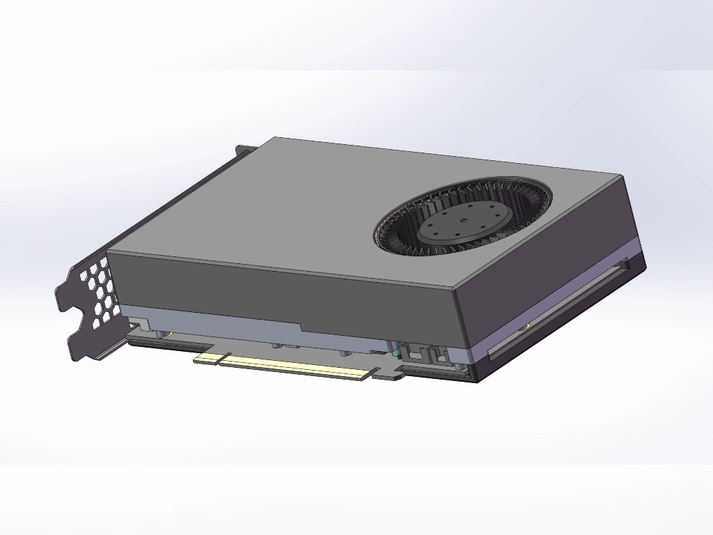 RTX4070S 双槽单风扇涡轮短卡散热器，175mm长度（不算挡板）更新一波，还没货全铝合金覆盖式打造！打算搞出50套！-3i2788 ...