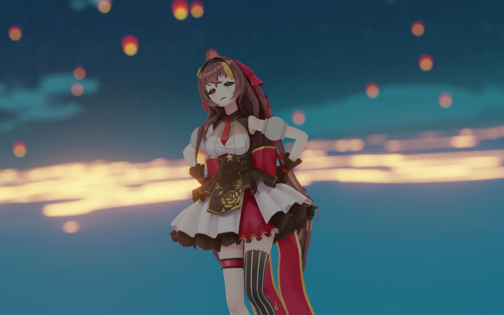 【冰糖IO/MMD】她笑起来真的很好看_哔哩哔哩_bilibili