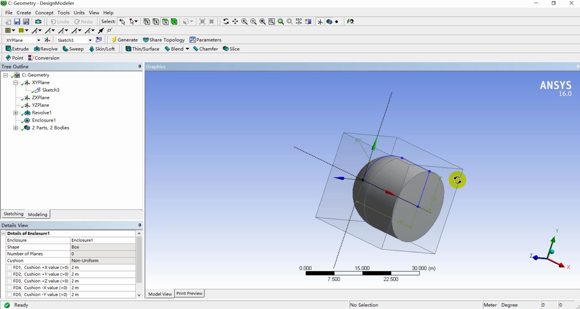 ANSYS ICEM CFD外流场计算域创建的两种方法_哔哩哔哩_bilibili