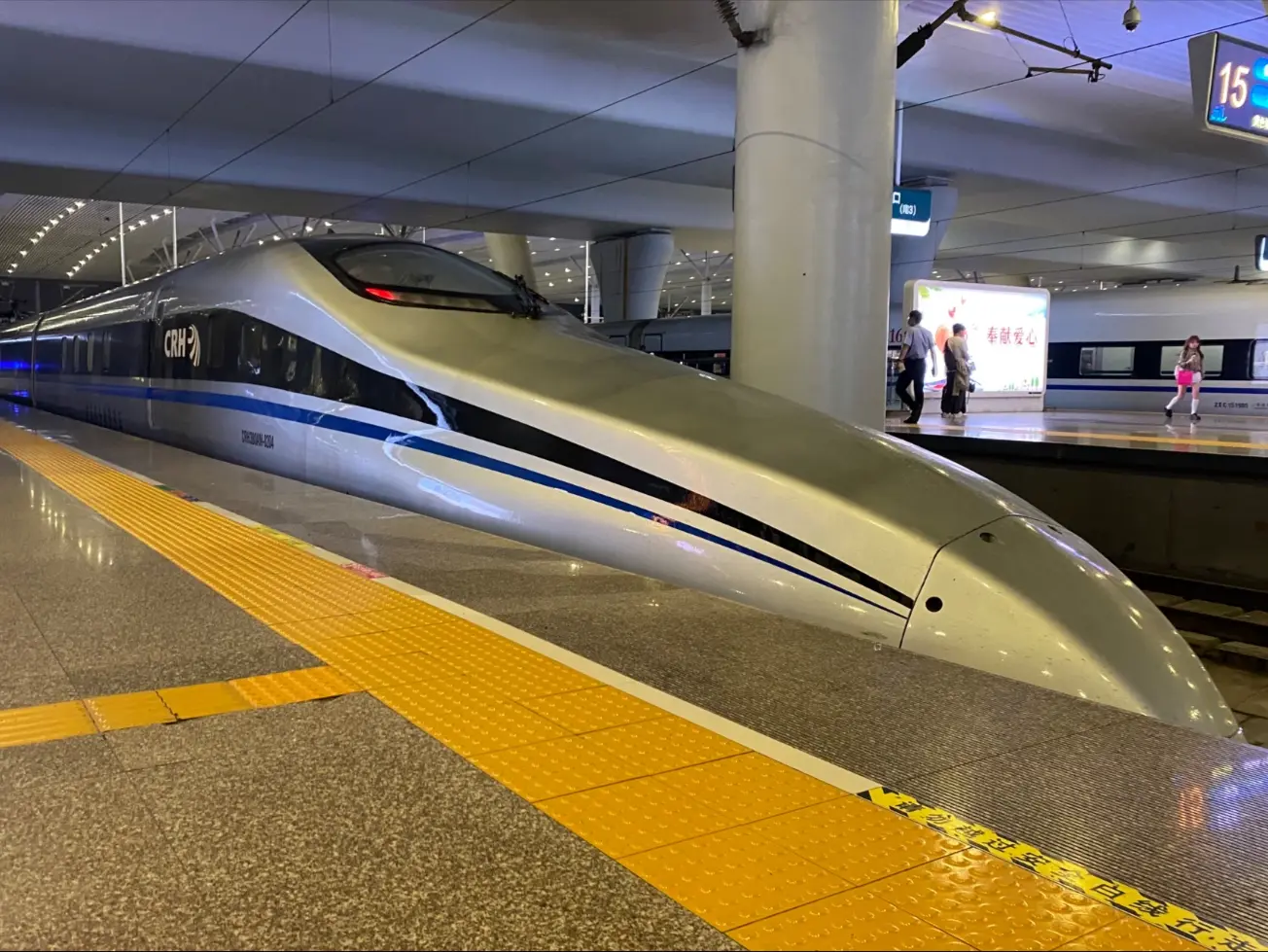 【2025年5月31日 杭州东站】开动检，保平安？首拍青铜剑！CRH380AM-0204停靠杭州东站_哔哩哔哩_bilibili