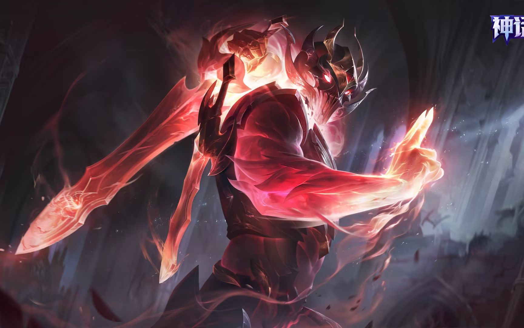 LOL灰烬守护者-慎炫彩皮肤原画预览！LOR新增瑟提原画预览！-花花九-花花九-哔哩哔哩视频