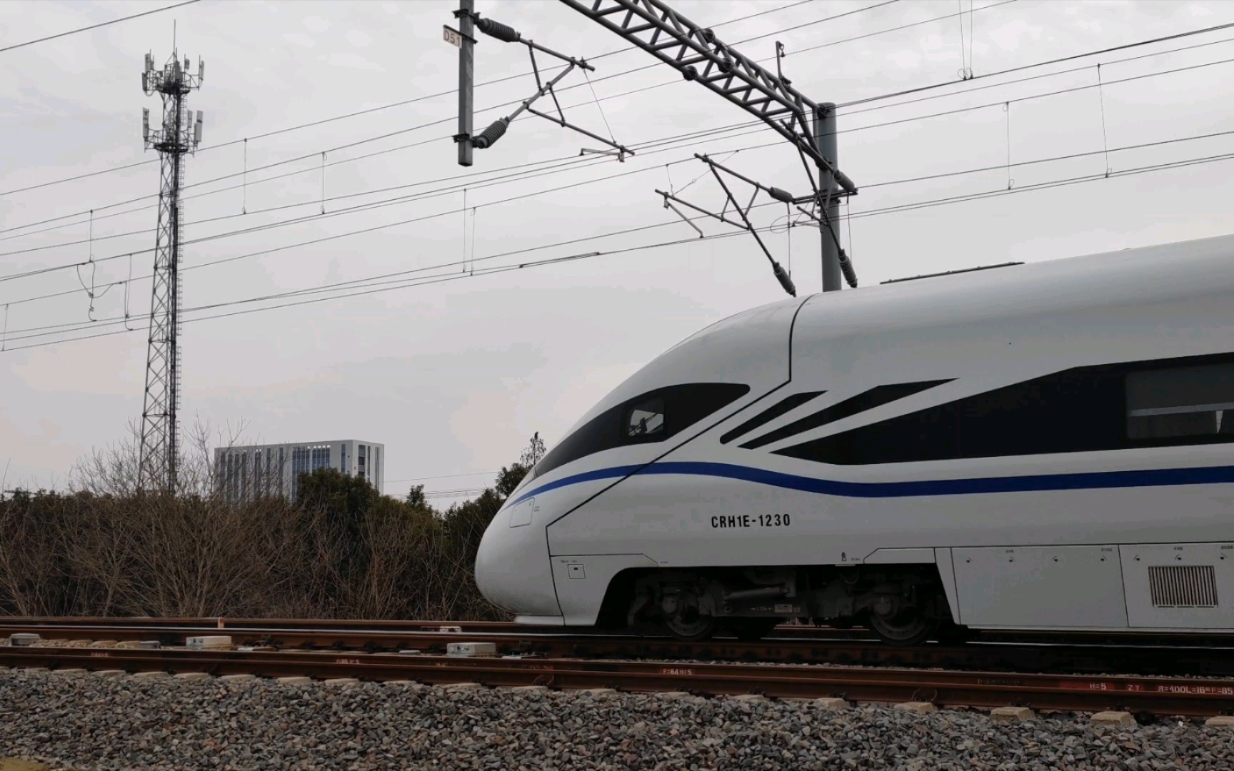 [宁启铁路]1月14日摄 C3771 南京—上海虹桥 CRH1E-1230_哔哩哔哩_bilibili