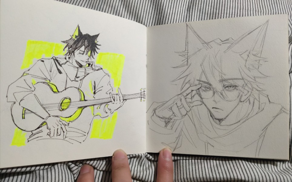 翻点这个星期画的！-haze_draw-haze_draw-哔哩哔哩视频