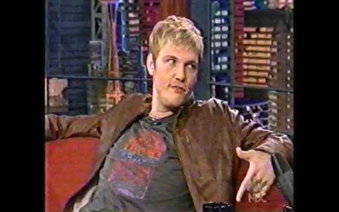 【经典现场】Nick Carter - Help Me Live The Tonight Show 2002_哔哩哔哩_bilibili