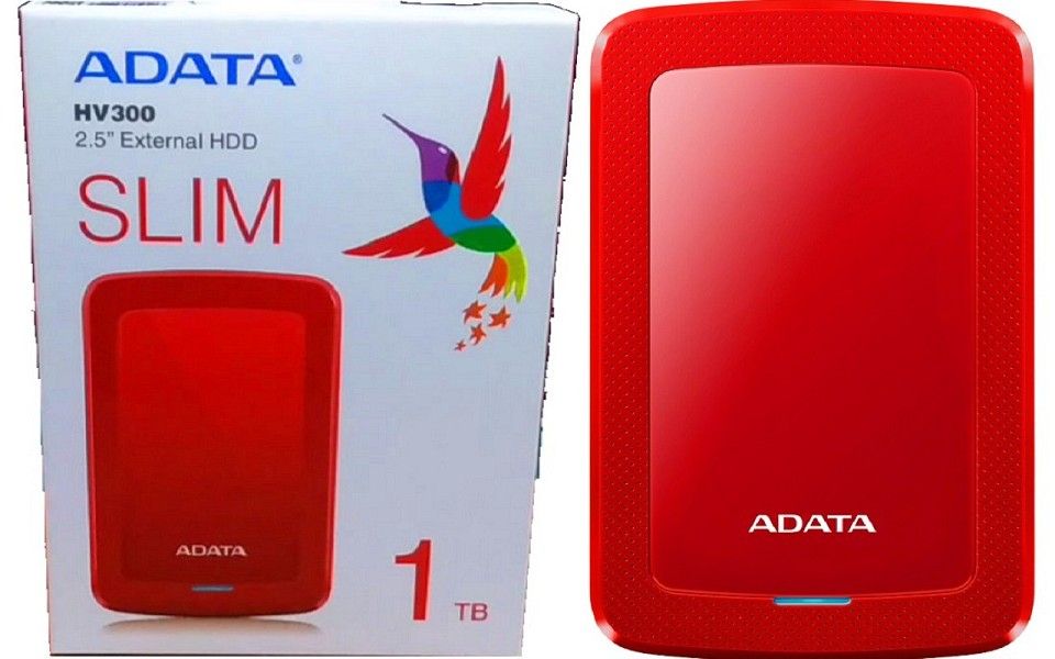 ADATA HV300 威剛 行動硬碟隨插既用 1TB 開箱 硬碟格式化NTFS 解除4G容量限制_哔哩哔哩_bilibili