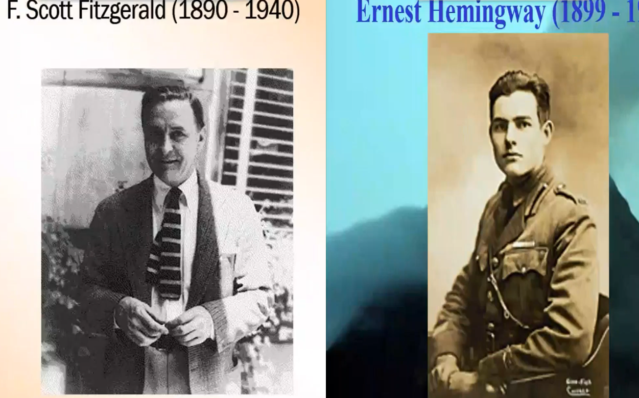 F.Scott Fitzgerald＆ Ernest Hemingway_哔哩哔哩_bilibili