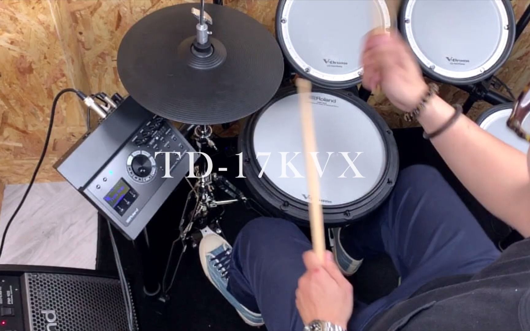 罗兰17K电子鼓音色示范 Roland TD-17KVX V-Drums REVIEW&PLAYING_哔哩哔哩_bilibili