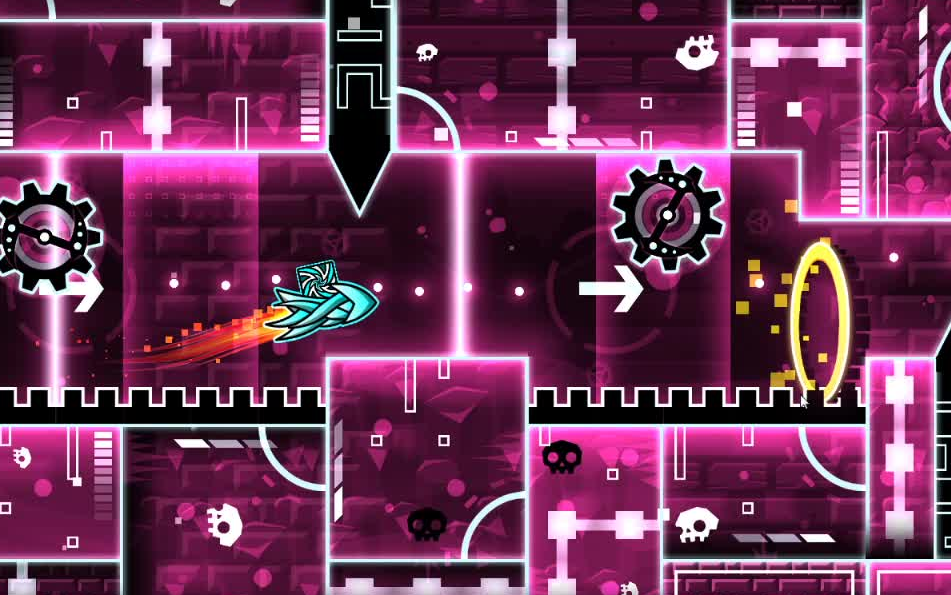 【几何冲刺】Deception Dive 100% （Extreme demon）_哔哩哔哩_bilibili