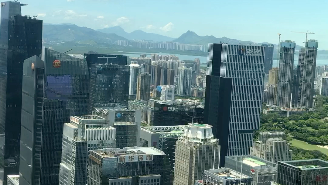 深圳福田CBD景色_哔哩哔哩_bilibili