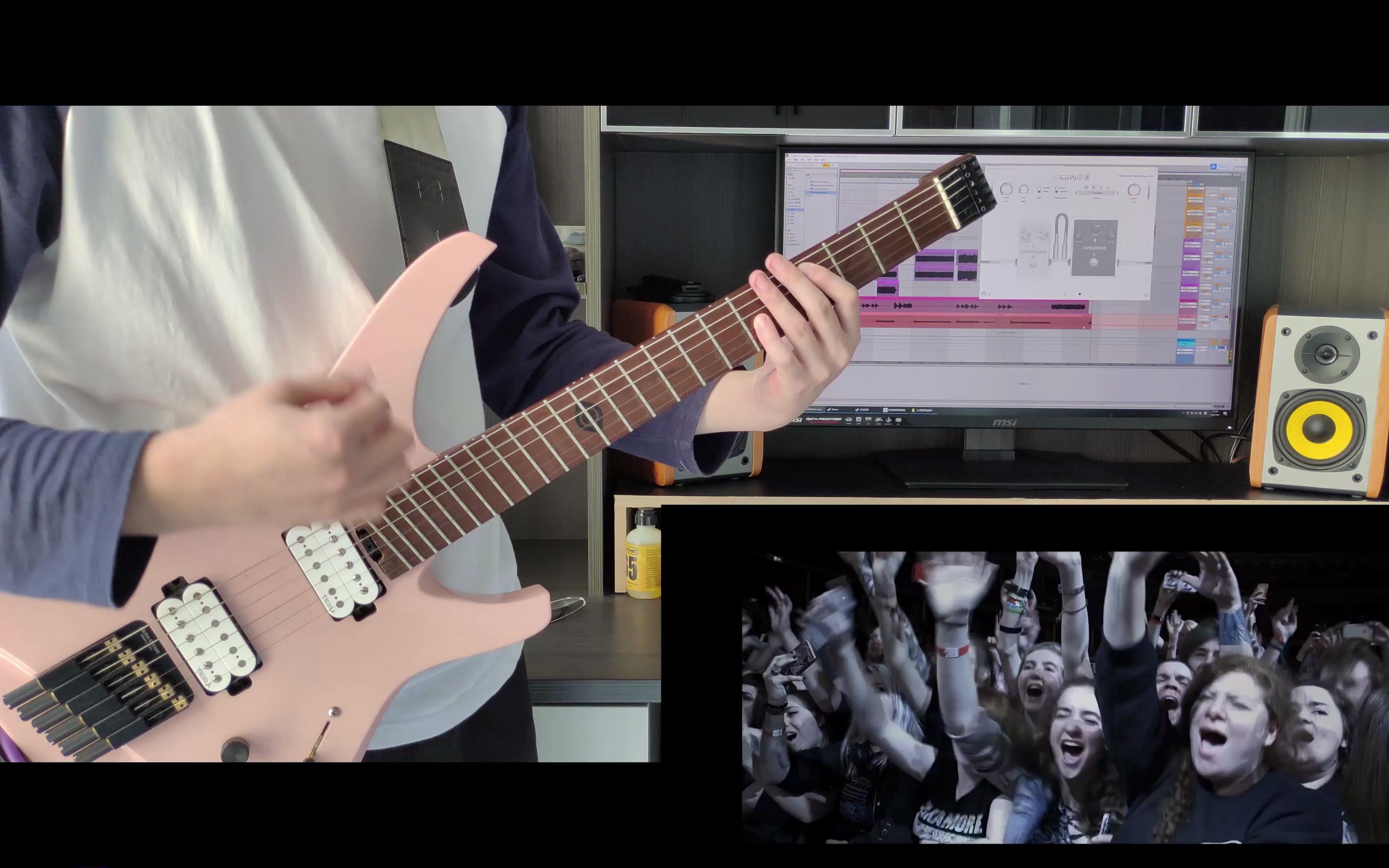 【电吉他】【BMTH】英国大牌潮核乐团Bring Me The Horizon经典单曲Drown Cover By ZITIAN_哔哩哔哩 ...