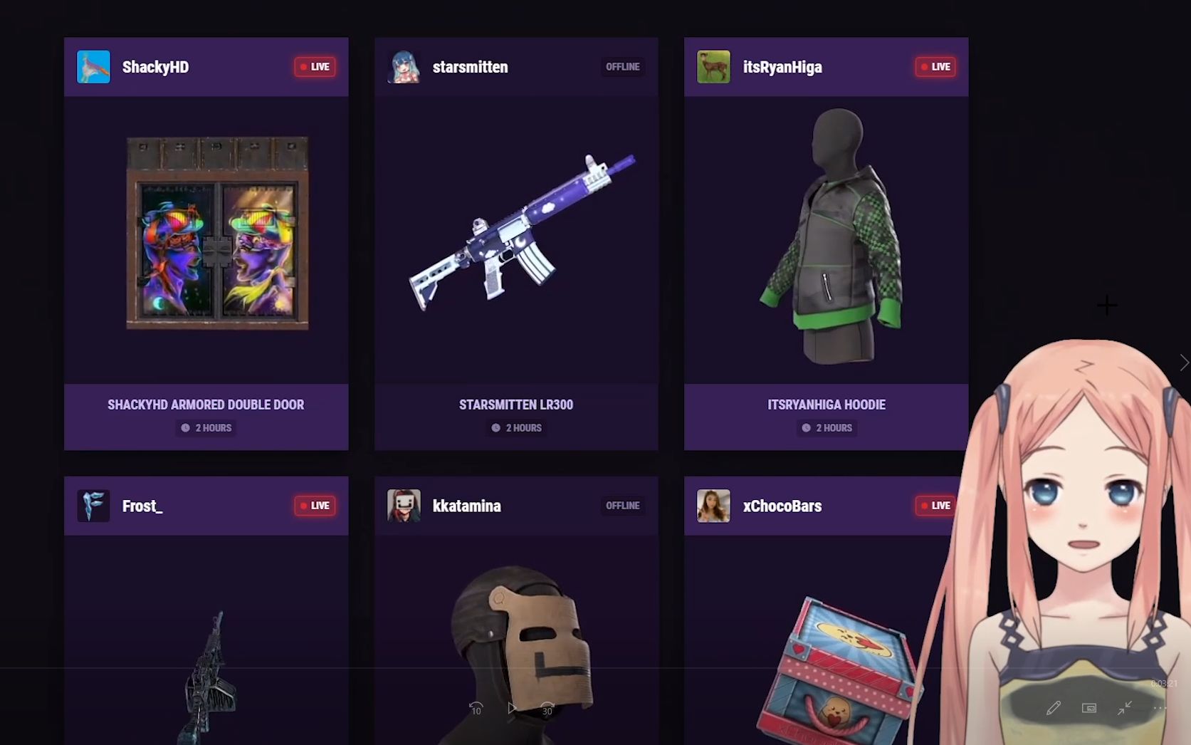 【oya】Rust看直播领取免费皮肤教程，求求了发第四遍教程了，别再问啦_哔哩哔哩_bilibili