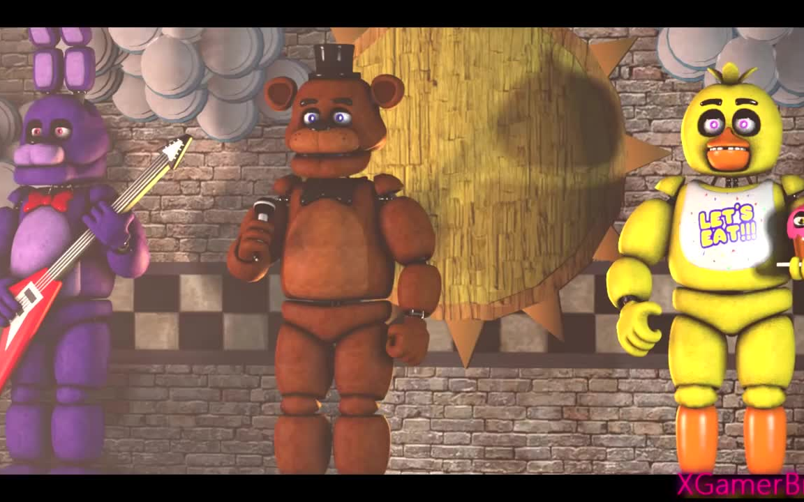 【SFM FNAF】【FNAF全代同人曲—FNAF Ultimate Custom Night Song 已更新】_哔哩哔哩_bilibili