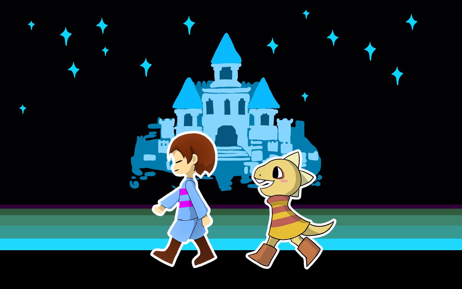 【Undertale四周年手书动画】だんだん早くなる/渐渐变快_哔哩哔哩_bilibili