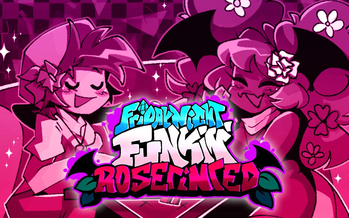 Friday Night Funkin': ROSE-TINTED Demo 一个充满玫瑰与浪漫的MOD_哔哩哔哩bilibili