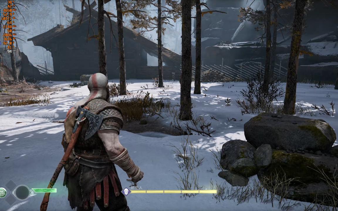 [战神4 PC版]A卡又拉胯，部分光影会导致占用率和帧率狂掉_单机游戏热门视频