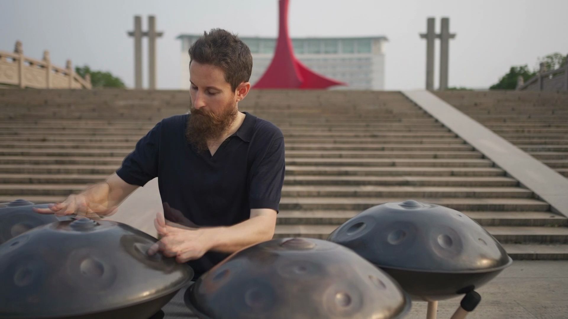 以色列手碟演奏家Liron Man带着原创音乐《Noya》走进党的诞生地——嘉兴南湖_哔哩哔哩_bilibili