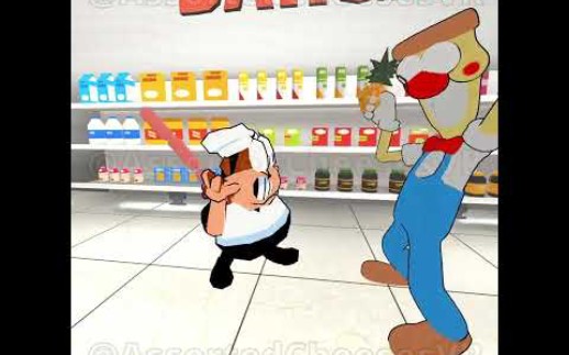 [Pizza tower mod]更优质的Peppina模组[包含评分动画]