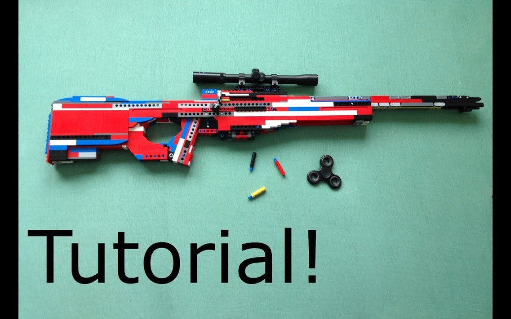 Lego AWP / L96 Working - Tutorial/Instructions_哔哩哔哩_bilibili