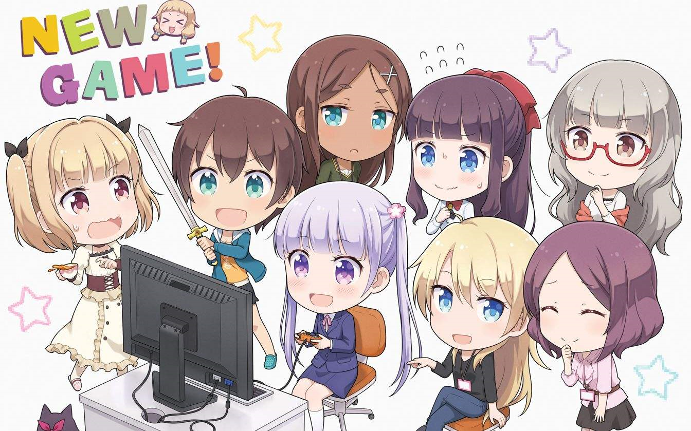 《NEW GAME!》OP&ED&IN 合集 TV Size_哔哩哔哩_bilibili