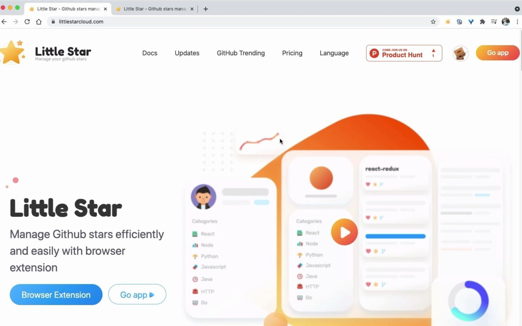 GitHub Star 了过多项目，怎么破？- Little Star - GitHub Stars 管理小工具_哔哩哔哩_bilibili