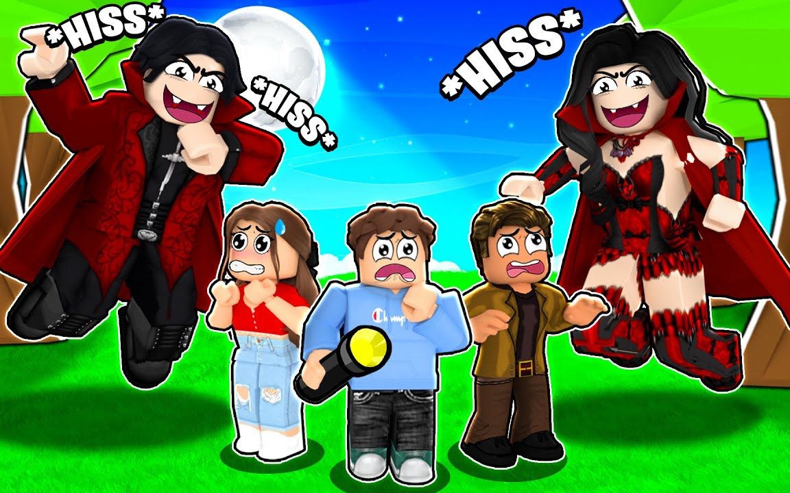 Roblox黑夜生存：变身怪物抓捕人类！居然被人类乱枪击败！-小飞象解说-小飞象解说-哔哩哔哩视频