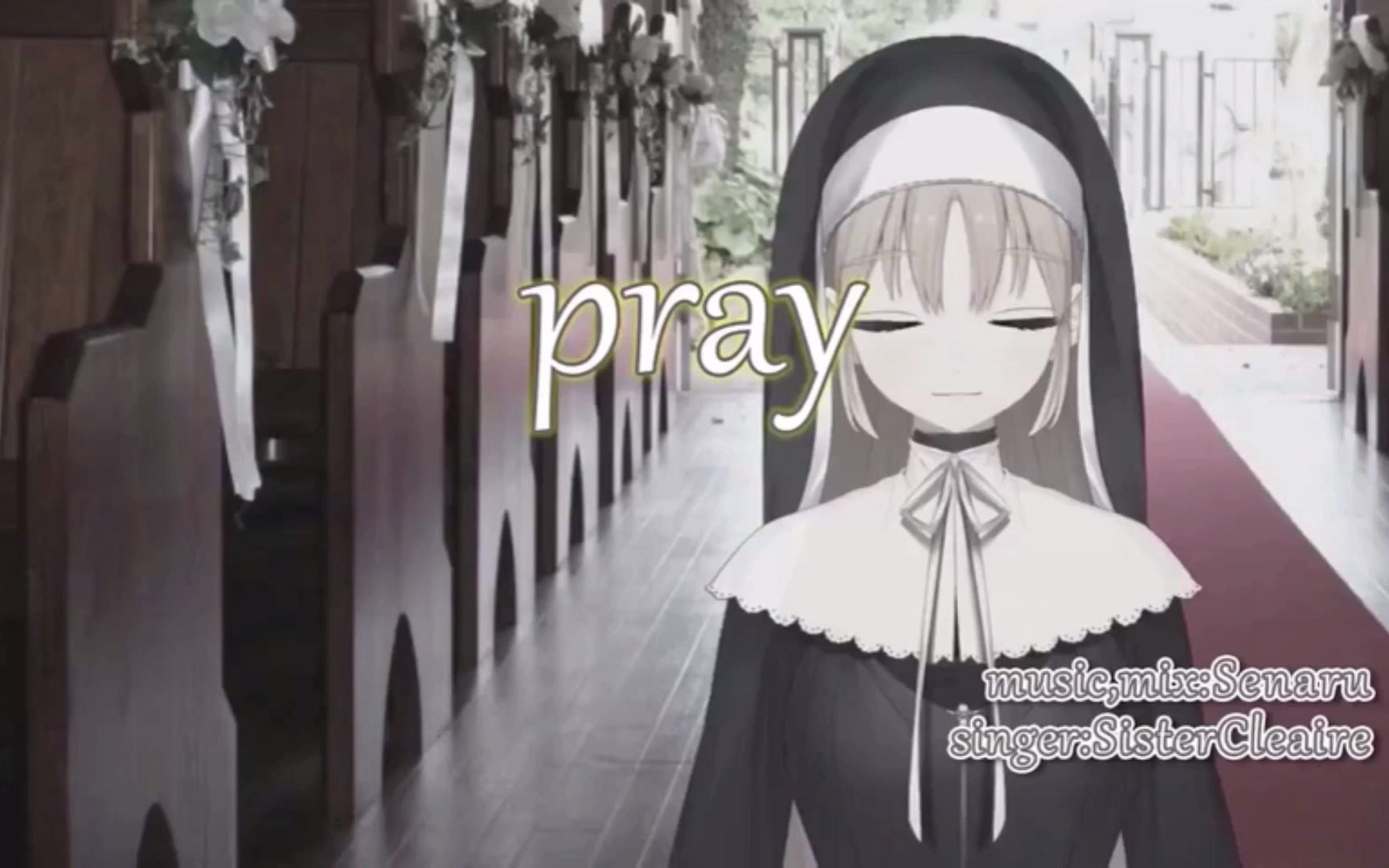用Miku翻唱了修女克蕾雅印象曲《Pray》