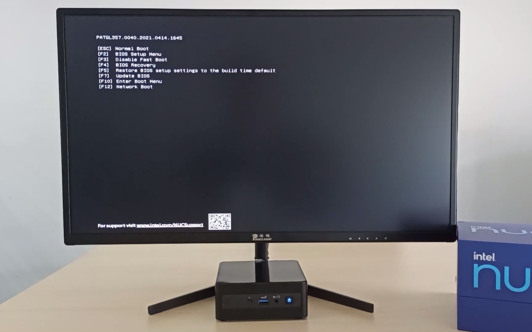 NUC启用快速启动功能后如何进入BIOS设置_哔哩哔哩_bilibili