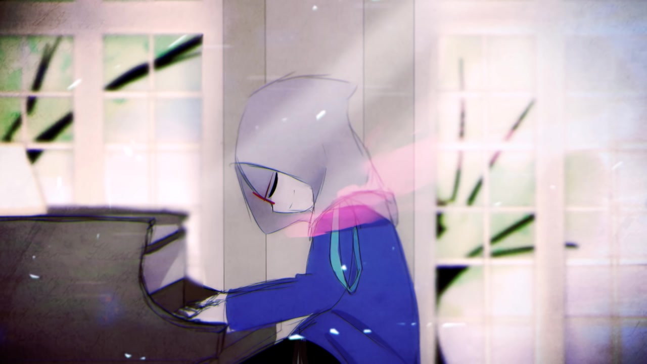 【undertale】Dust!Sans在弹琴_哔哩哔哩_bilibili