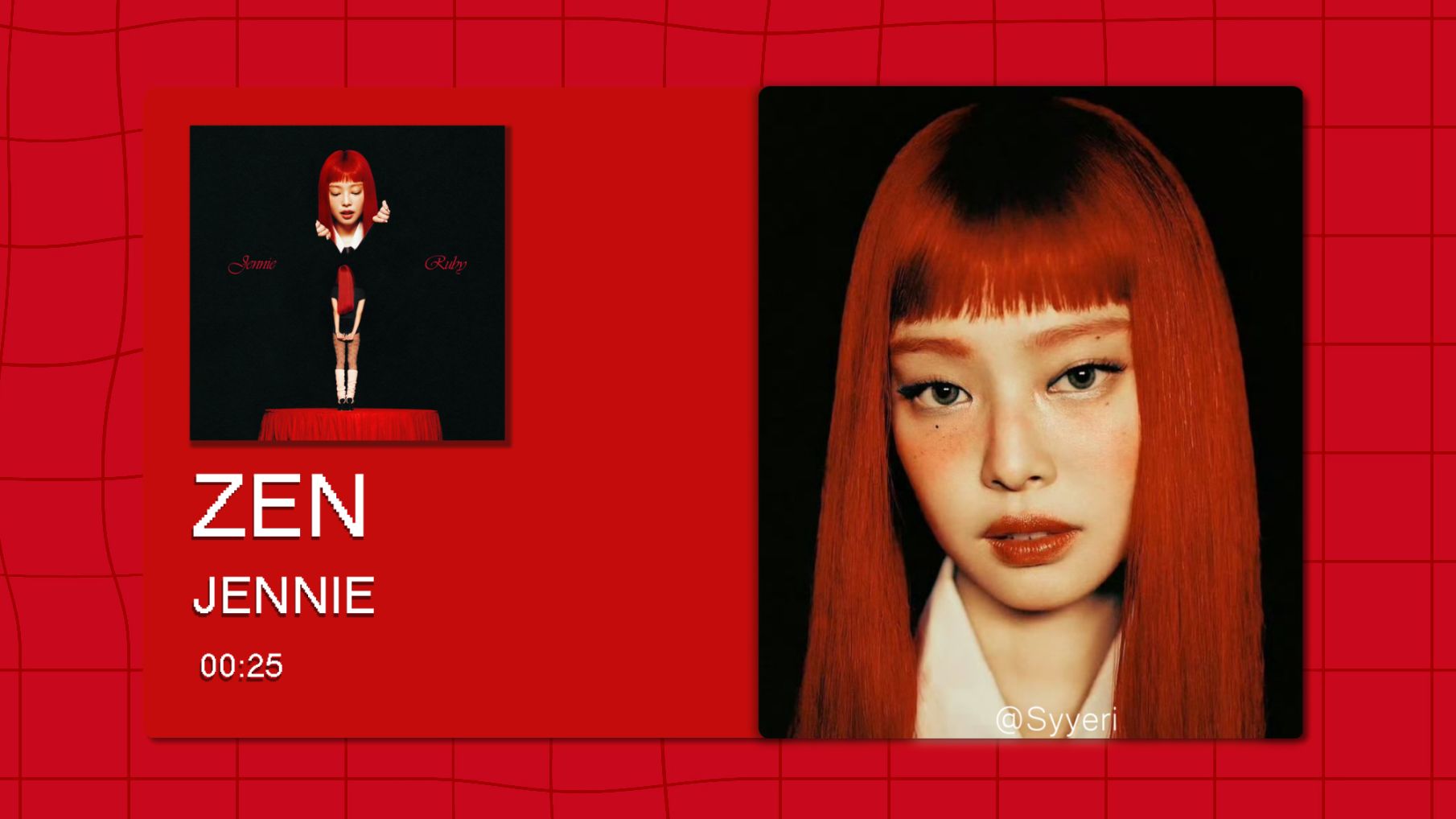 【8D环绕】ZEN - JENNIE 请佩戴耳机使用~-Syyeri-Syyeri-哔哩哔哩视频