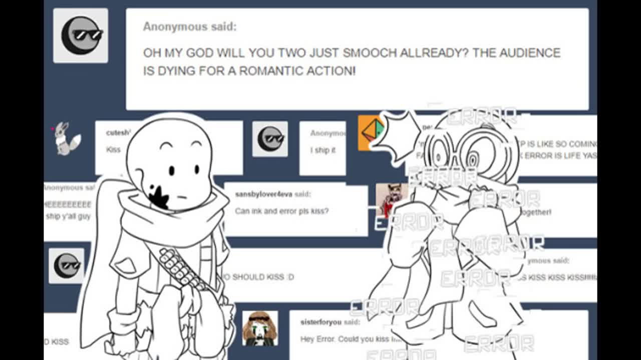 Ink and Error _ Undertale comic _ part 4.2 _ Oops_哔哩哔哩_bilibili