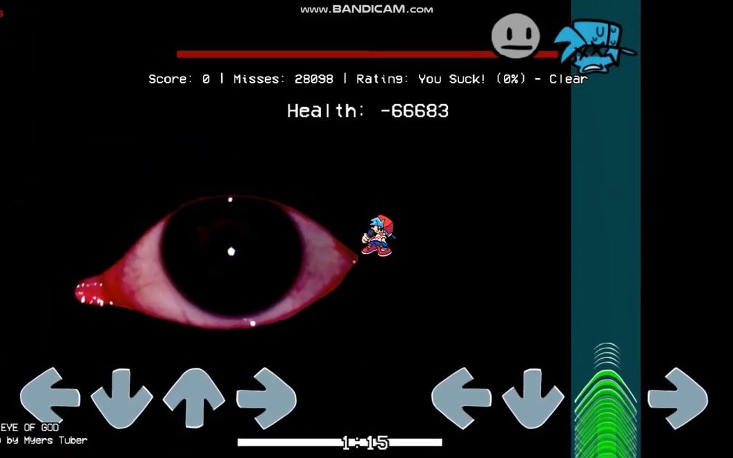 FNF THE EYE OF GOD V2 by @ TheRealMyersTuber charted (600 subs special ...