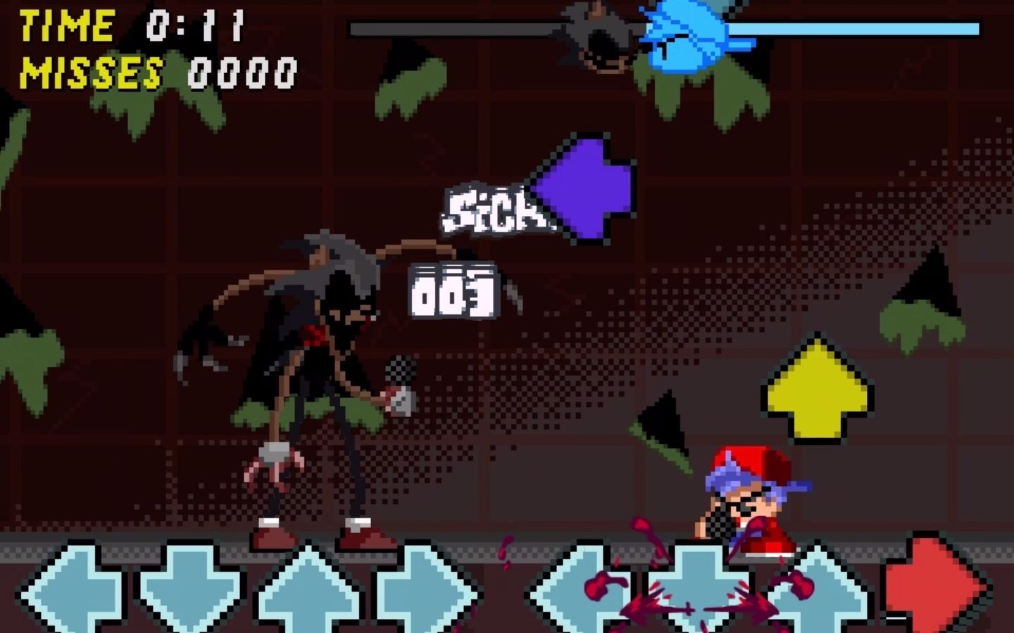 【FNF Sonic.EXE V3 Restored】Sl4sh 曲目：b4cksl4sh - 视频下载 Video Downloader