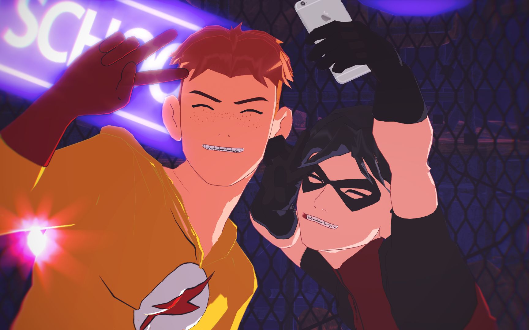 【DC MMD】KF & Robin [Roki]_哔哩哔哩_bilibili