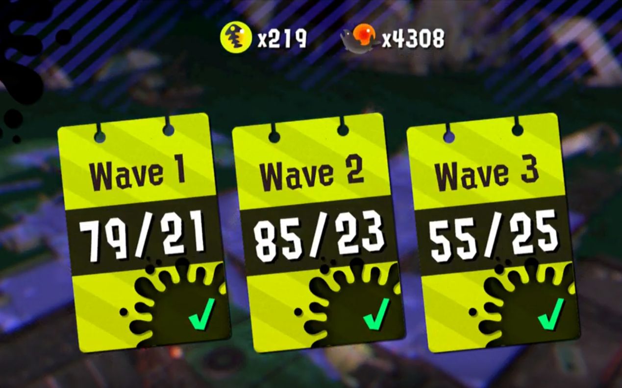 「Splatoon2」Salmon Run打工新纪录：219个！_哔哩哔哩_bilibili