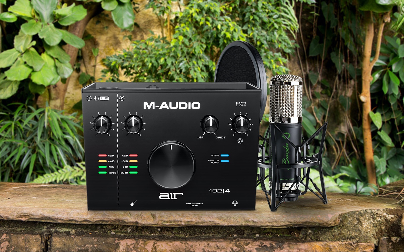 居音室测评M-Audio Air 192|4声卡-接口与外观_哔哩哔哩_bilibili