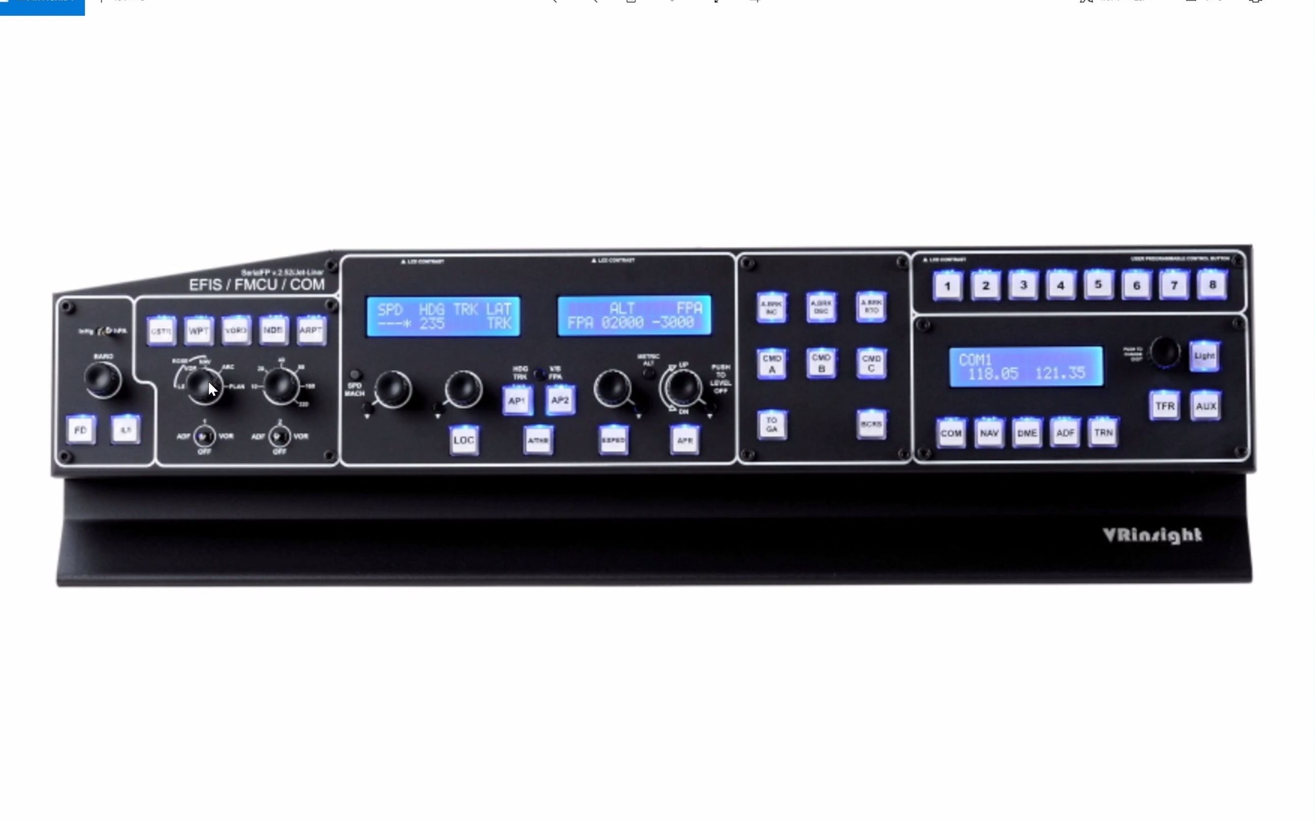 Vrinsight MCP Combo II - Airbus FCU支持 微软模拟飞行2020 空客FWB320按键按钮设置的方法 - 视频 ...