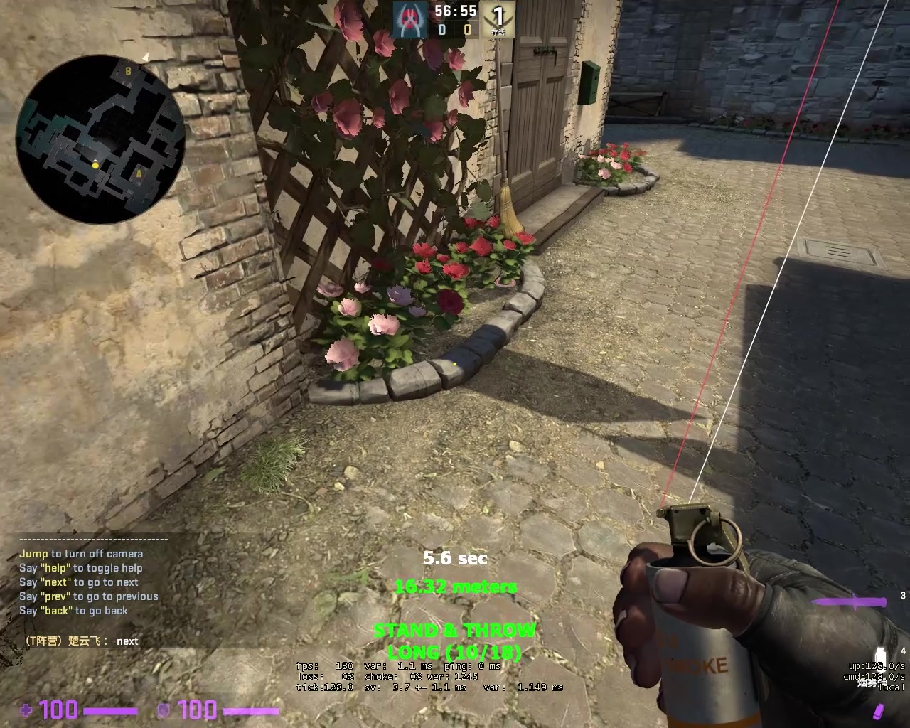 csgo小镇yprac烟雾弹18个_哔哩哔哩_bilibili