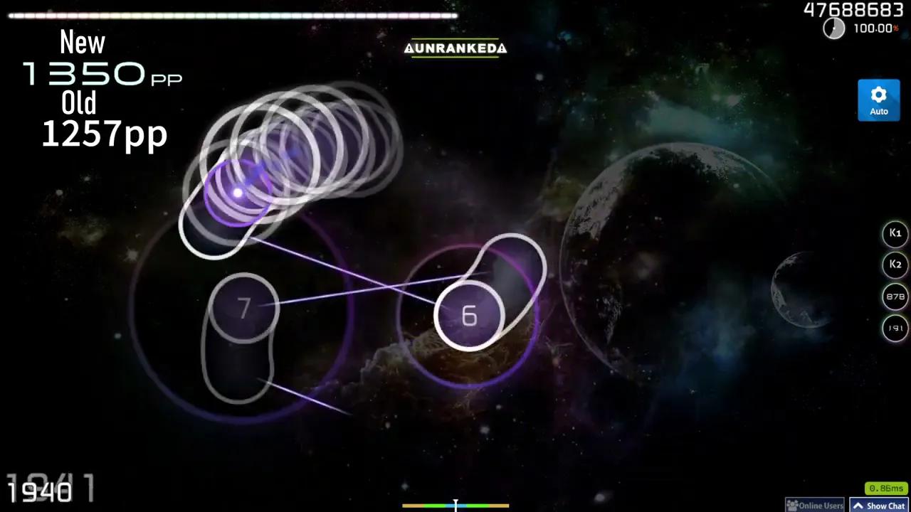 Kurokotei - Scattered Faith [Taboo] | old vs new pp_OSU