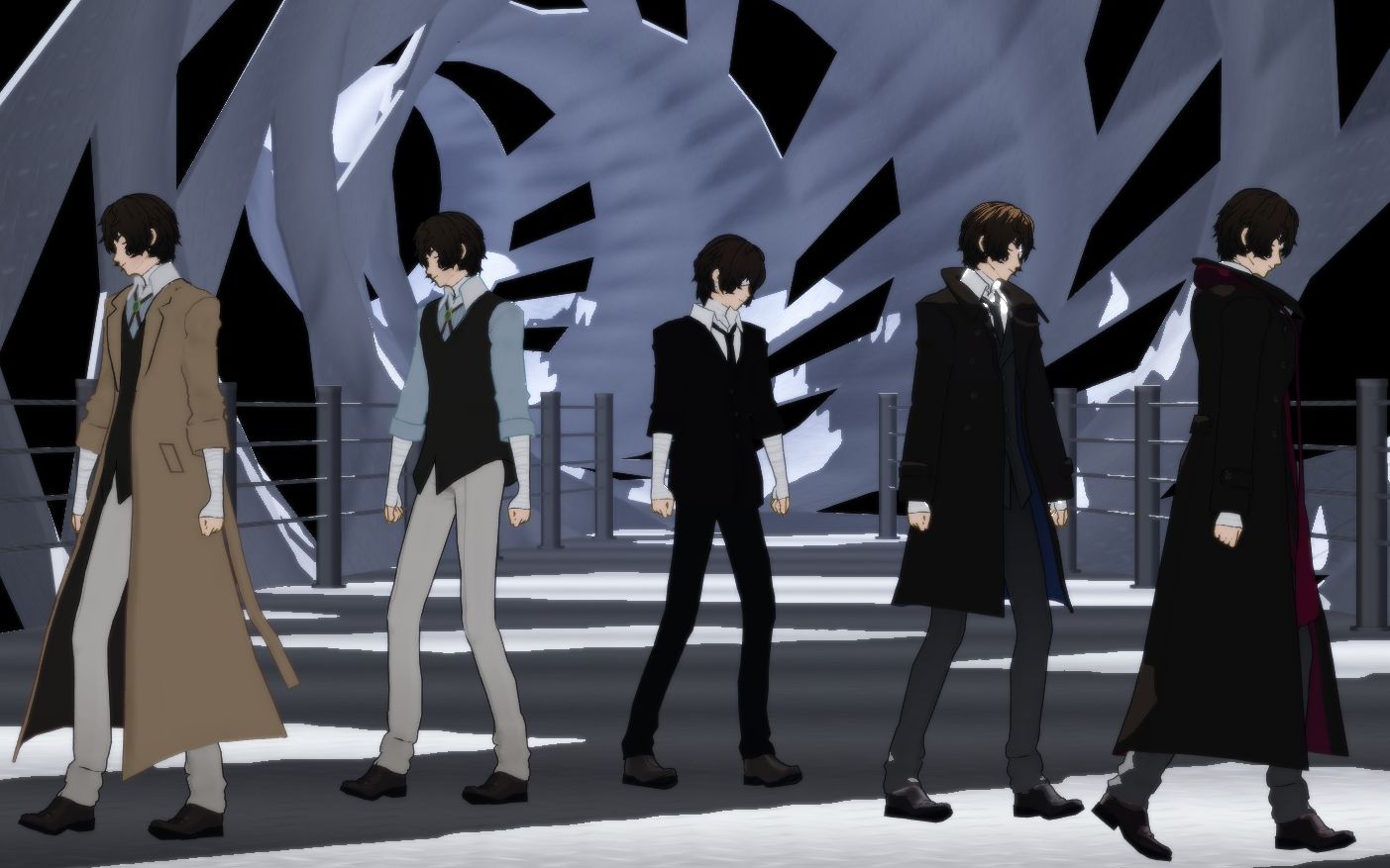 【bsd/MMD】直到心满意足为止Go ahead/一騎当千【太宰治×5】_哔哩哔哩_bilibili