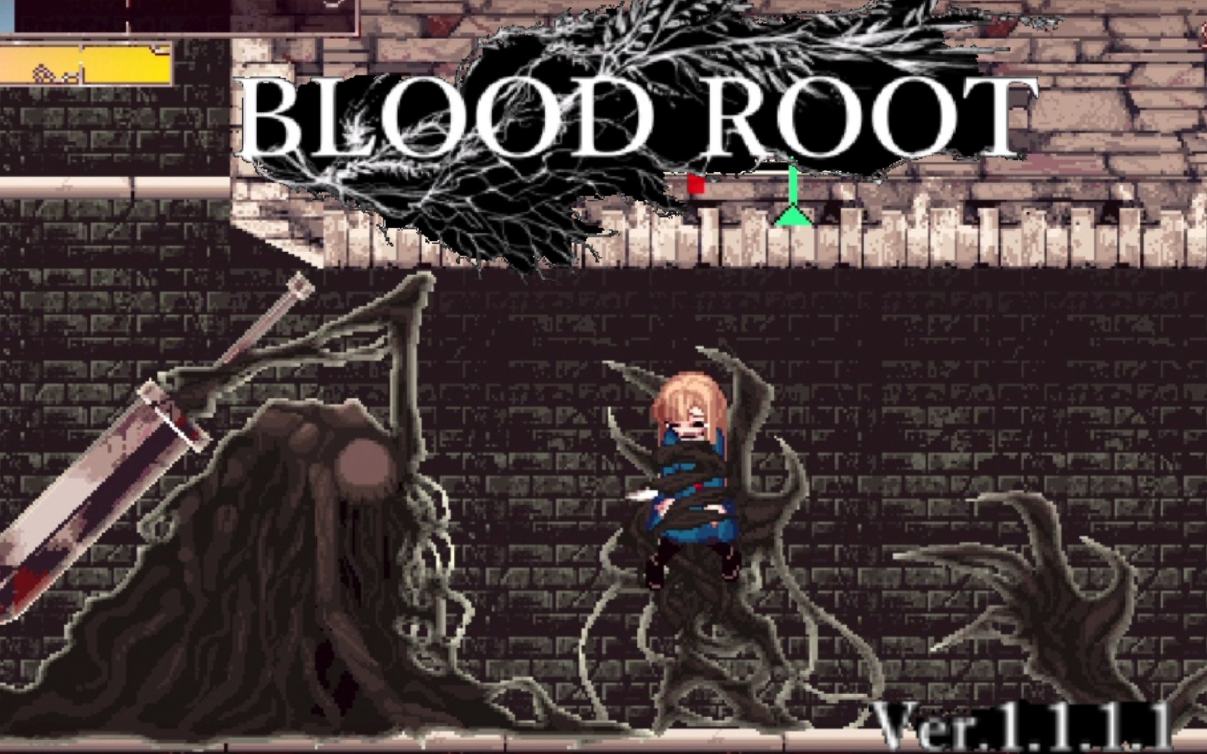 [像素ACT]【BLOOD ROOT】猩红之月下 欣赏血与剑的共舞
