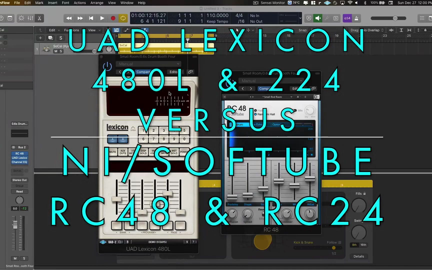 UAD Lexicon 480 224 与 NI Softube RC48 24 混响对战！_哔哩哔哩_bilibili