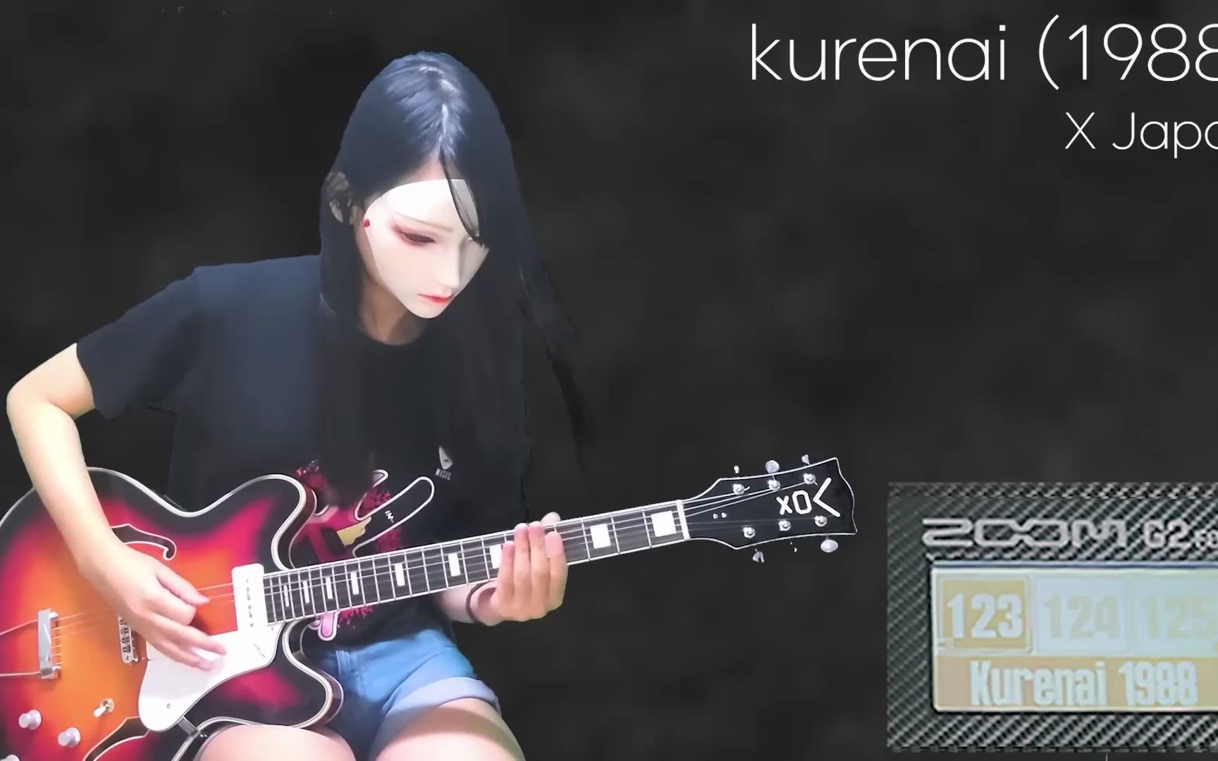 【电吉他】评测Mark James DK-520 by 韩国女吉他手Nacoco