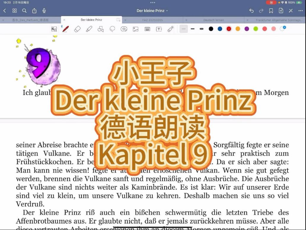 德语小王子｜第9章｜朗读｜睡前伴读｜晚安电台-Kim_Swann-Kim_Swann-哔哩哔哩视频