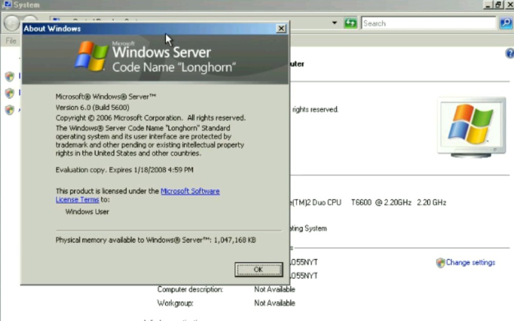 Windows Server 2008 Build 5600_哔哩哔哩_bilibili