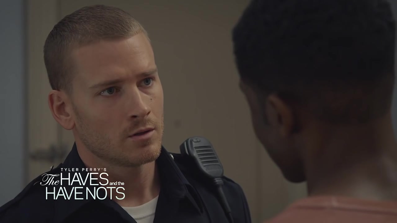 Officer Justin is Falling for Jeffery - The Haves and the Have Nots_哔哩 ...