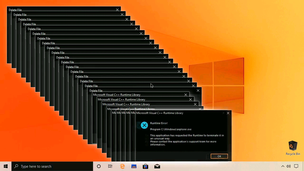 [搬运]Windows 10 crazy error(反色版)_哔哩哔哩 (゜-゜)つロ 干杯~-bilibili