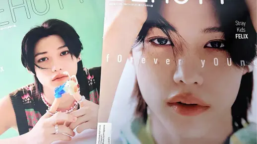 【Felix 单封杂志】哈哈 我像素看到帅哥就晕了吧_哔哩哔哩_bilibili