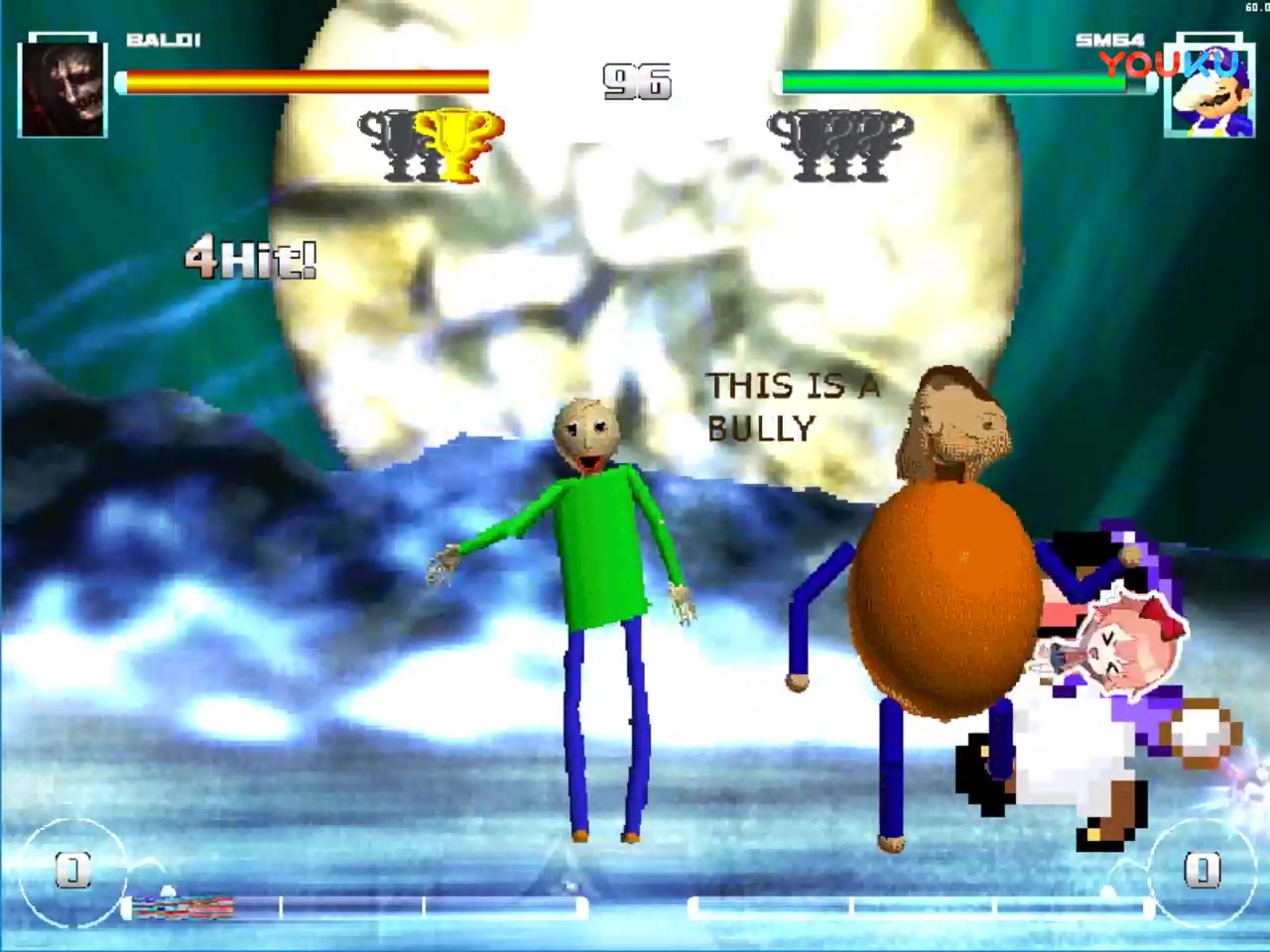 【mugen】baldi（新版）VS smg4_哔哩哔哩_bilibili