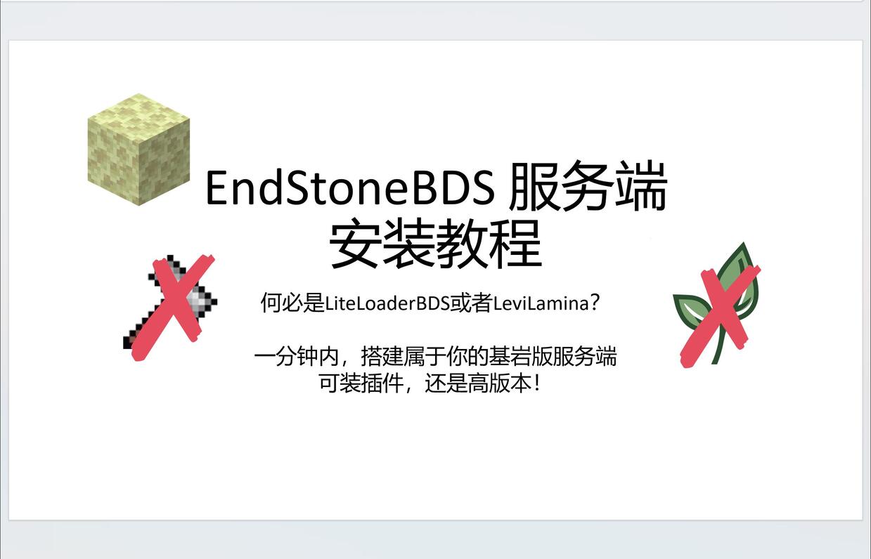 【全网首发】你的下一代基岩版服务器插件加载器？可装插件|一分钟搭建Minecra - 哔哩哔哩