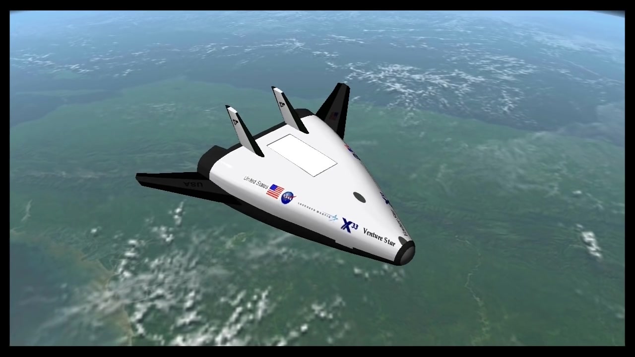 Lockheed Martin VentureStar - Orbiter Space Flight Simulator【搬运】_哔哩哔哩 ...